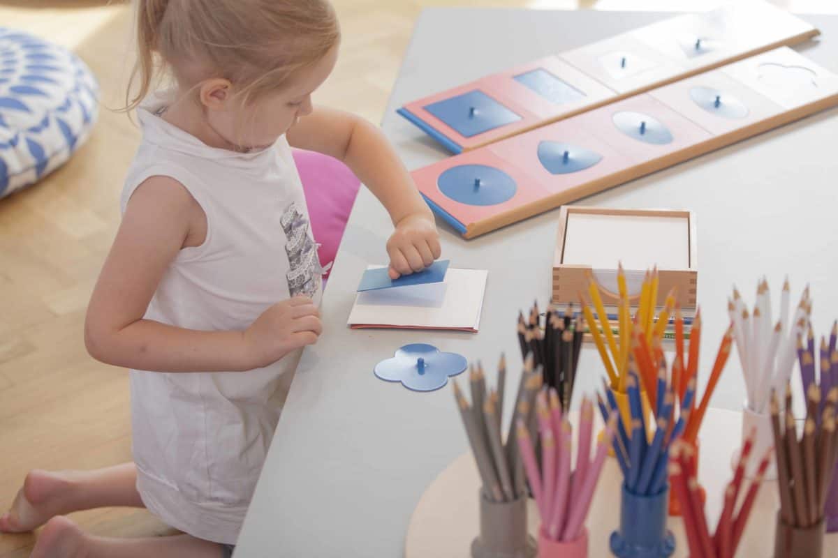 The metal insets - Nienhuis Montessori - Teia Education & Play