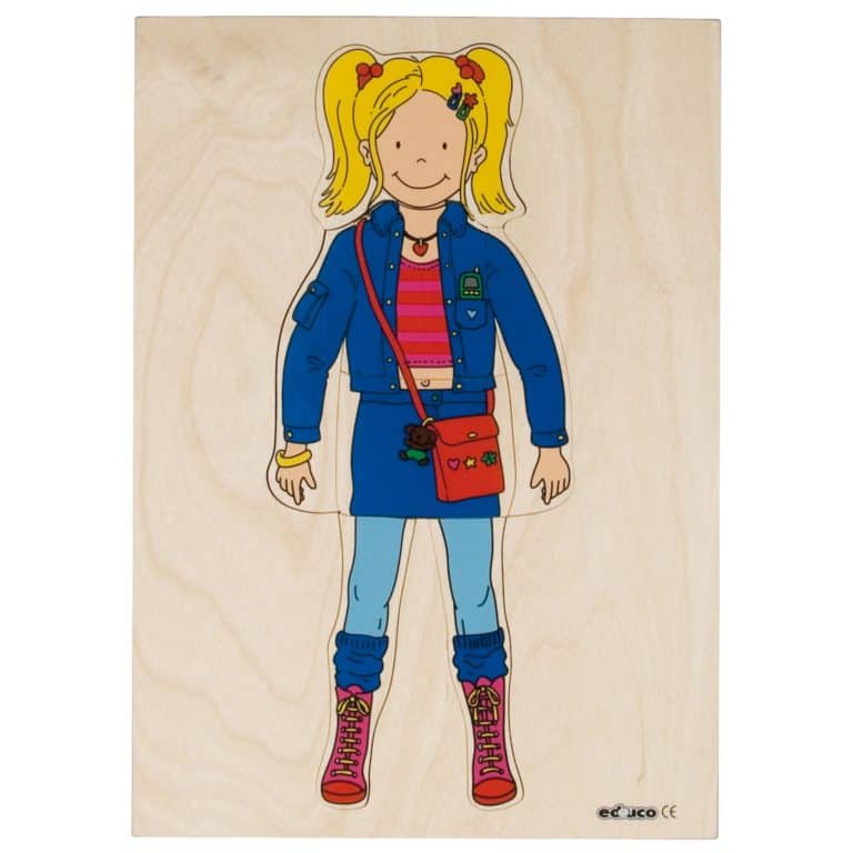 Getting dressed puzzle girl - Educo - Teia Education & Play