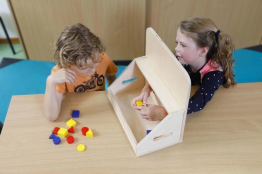 Tactile box wood - Educo - Teia Education & Play