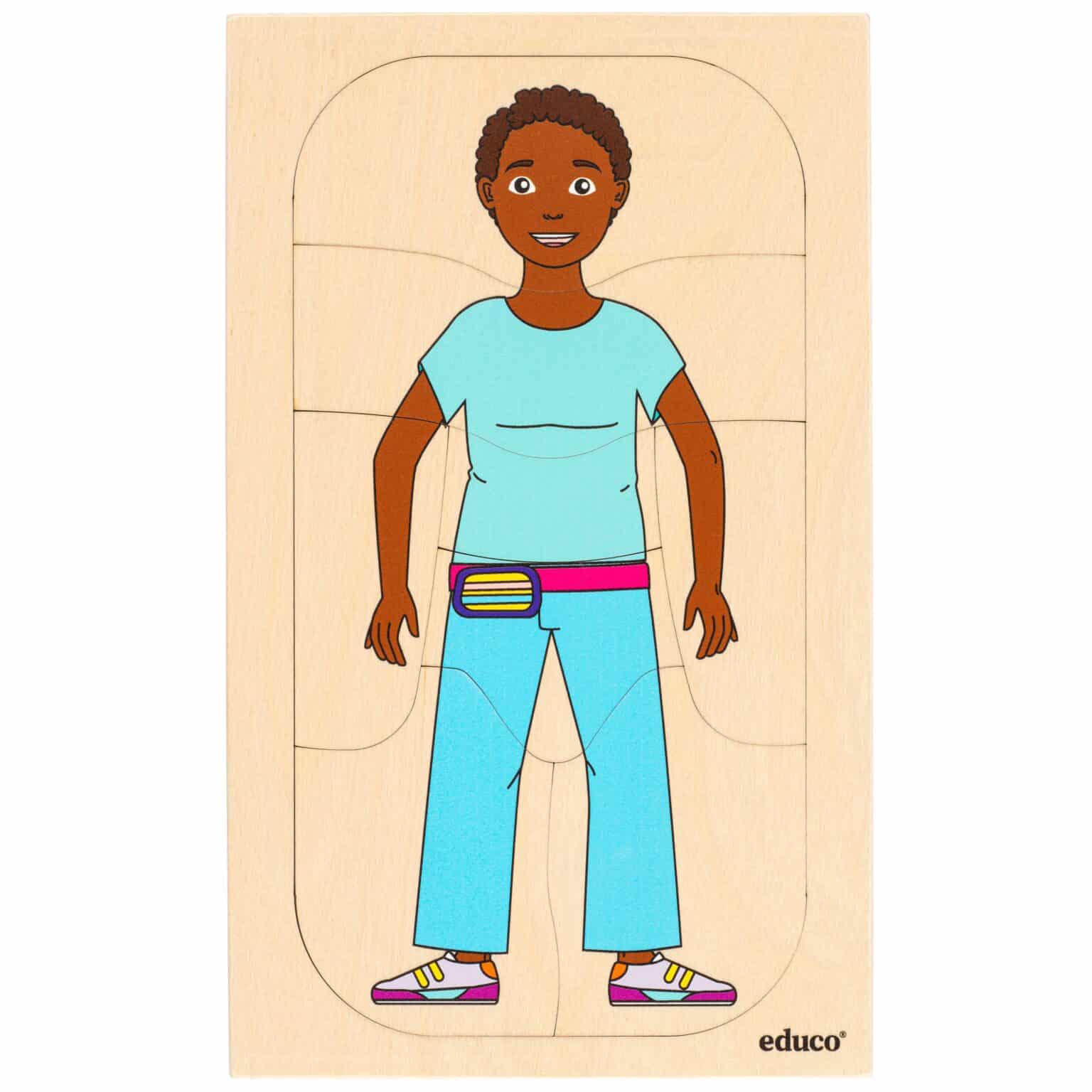 Getting dressed puzzle girl - Educo - Teia Education & Play
