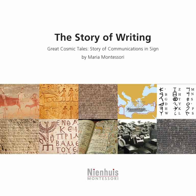 The story of writing - Nienhuis Montessori - Teia Education & Play