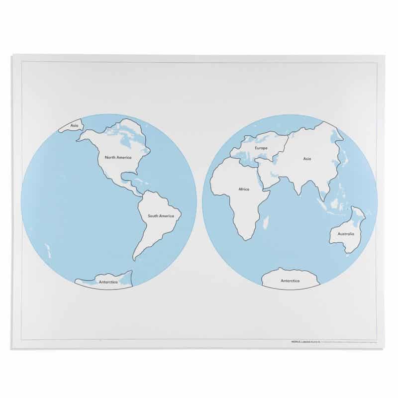 World control map: labeled - Nienhuis Montessori