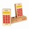 Wooden push button telephone set - Educo - Teia Education & Play