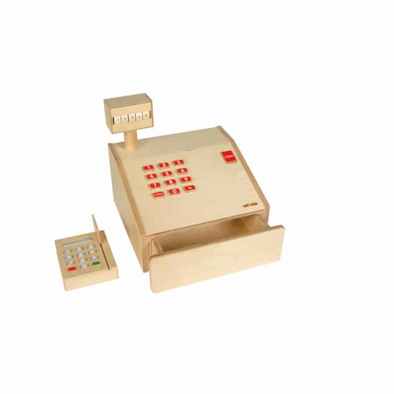 Wooden toy cash register - Educo