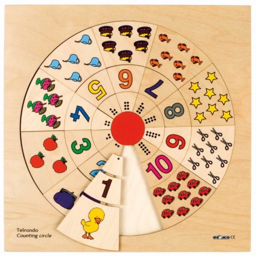 Counting circle puzzle - Educo - Teia Education & Play