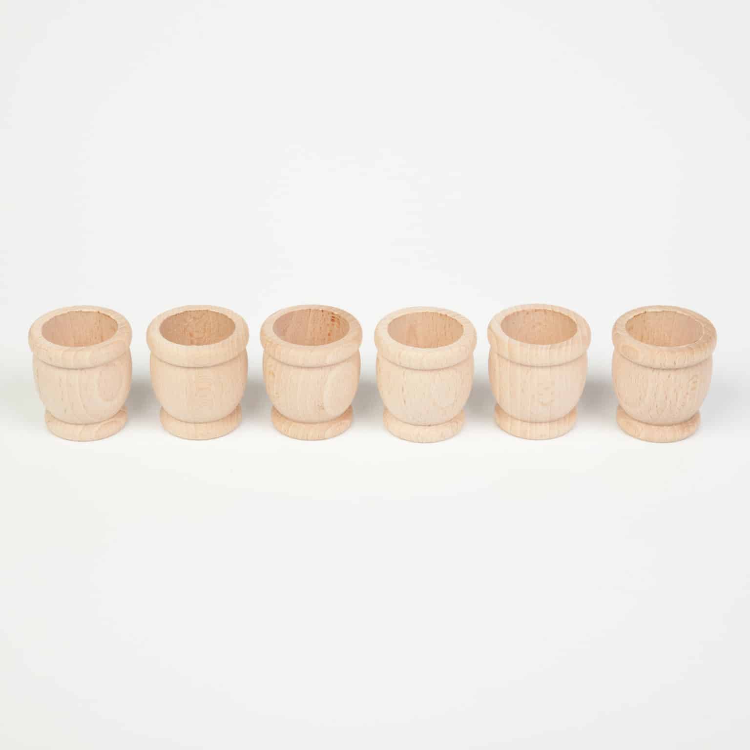 6 mates natural wood - Grapat - Teia Education & Play