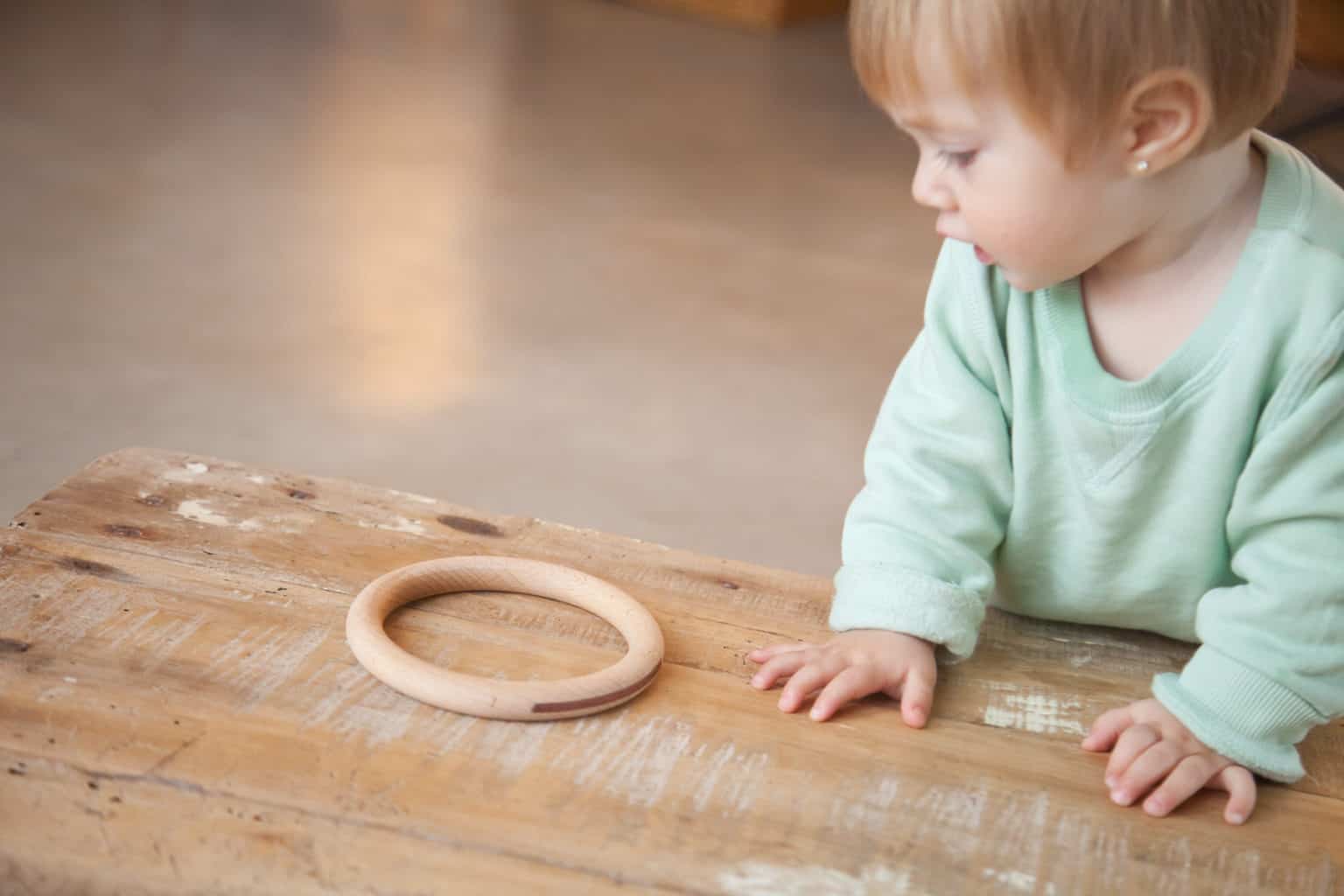 3 large wooden rings - Grapat - Teia Education & Play