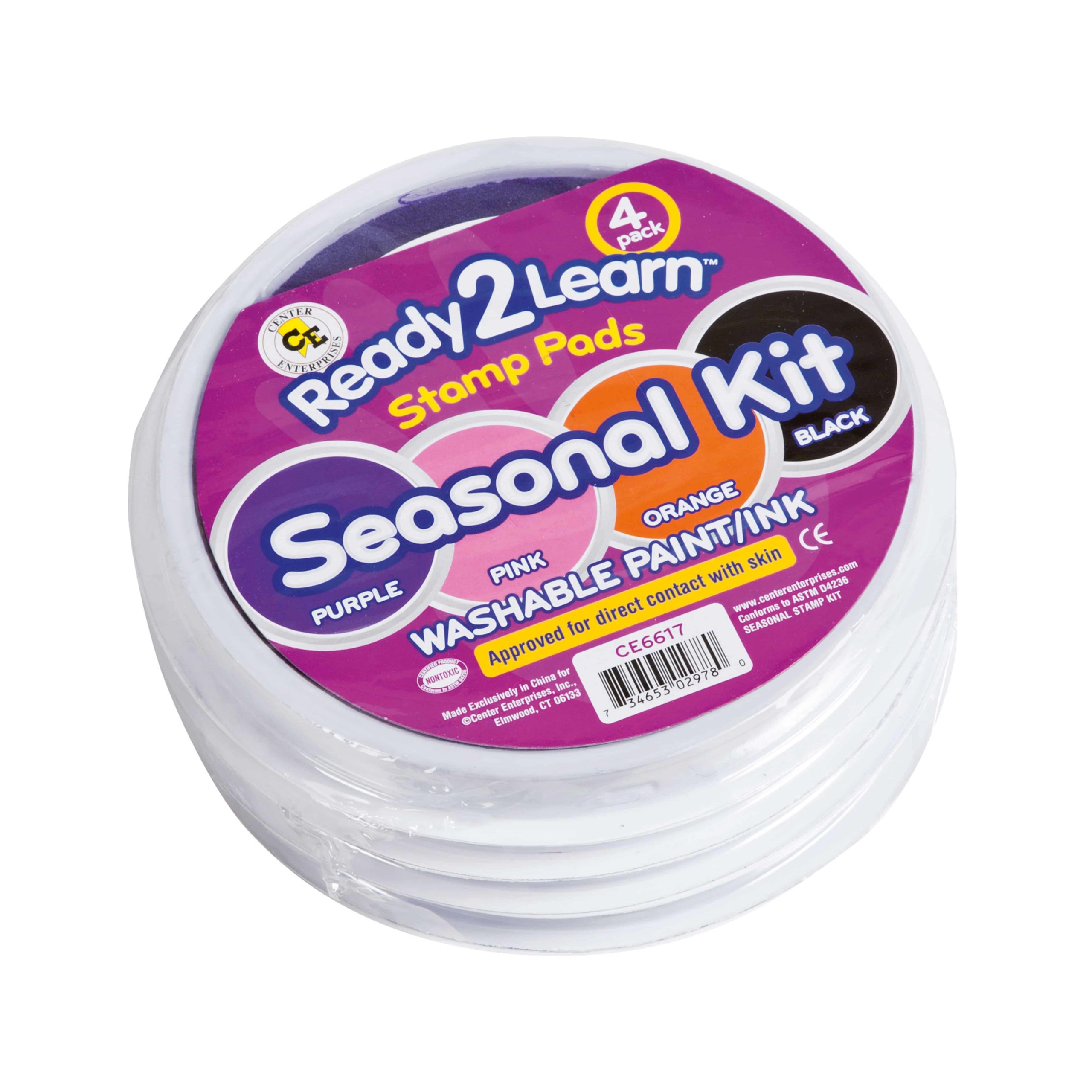 Jumbo washable paint/ink stamp pad: seasonal kit - Arts & Crafts ...