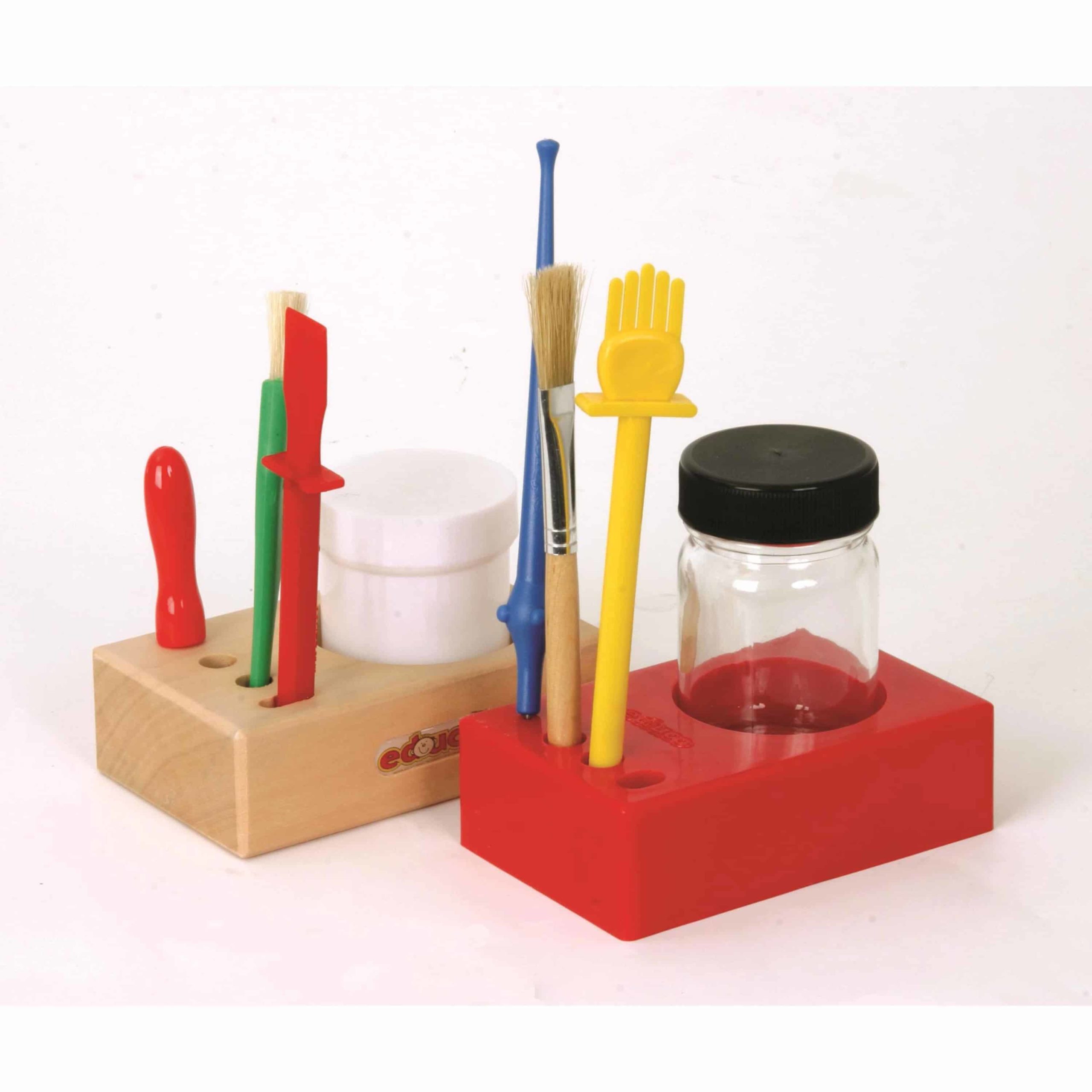 Wooden storage block: art and pasting materials - Arts & Crafts ...