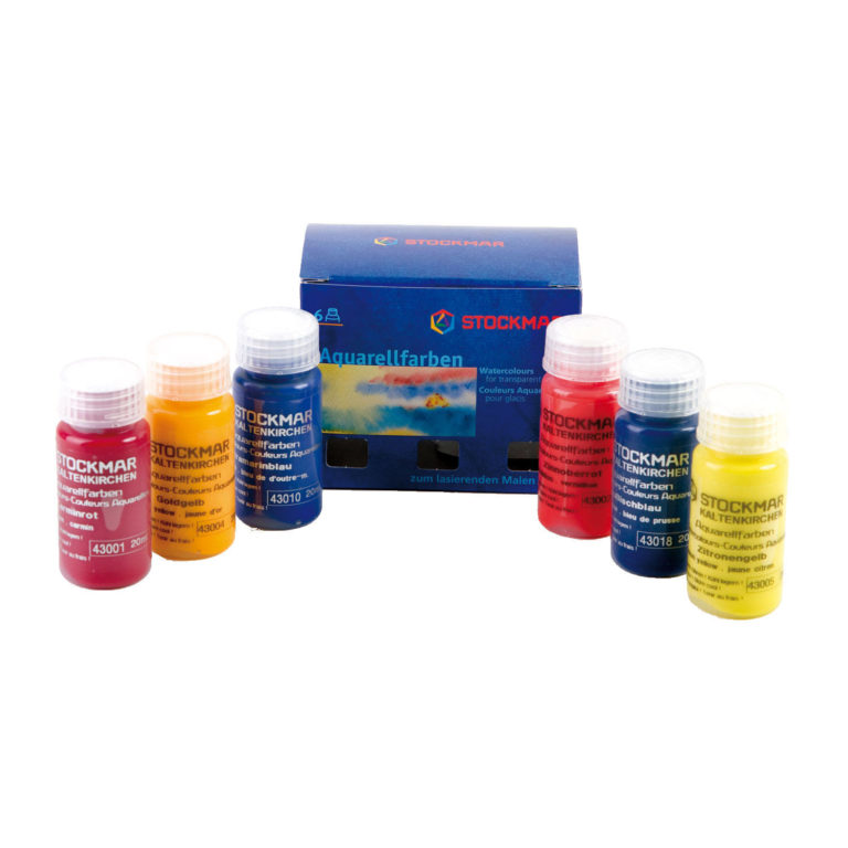 Water colour paints assortment: 6 colours - Stockmar