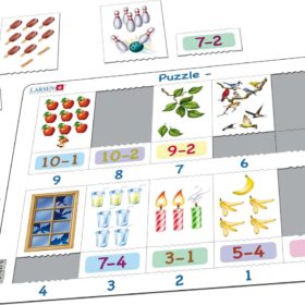 Maxi math puzzle: subtraction from 1-65 - Larsen - Teia Education & Play