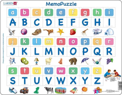 Maxi puzzle alphabet, 26 upper and lower case letters: French - Larsen ...