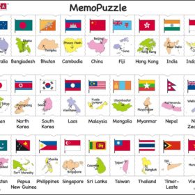 Maxi puzzle North America Political map: English - Larsen - Teia ...