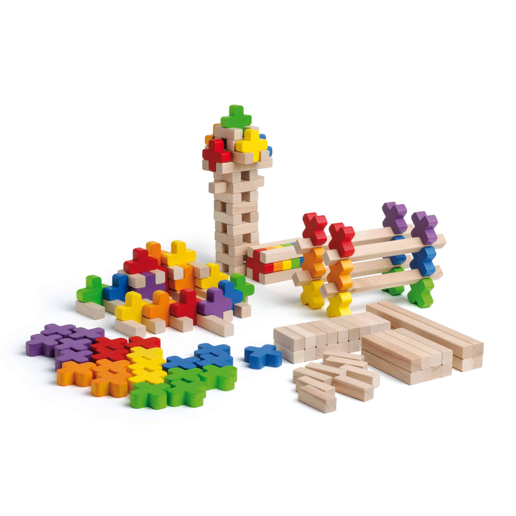 Wooden building log toy - Erzi - Teia Education & Play