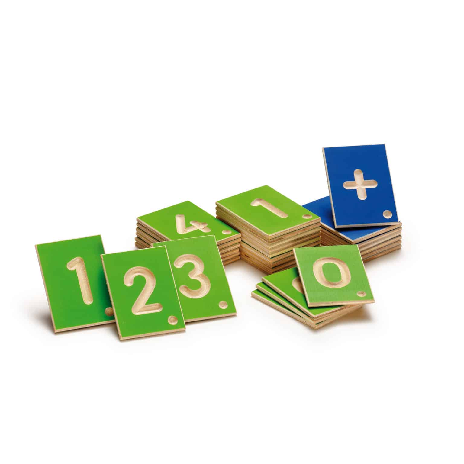 Wooden tactile numbers - Erzi - Teia Education & Play