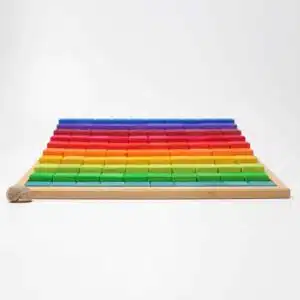Large stepped counting blocks - Grimm's - Teia Education & Play