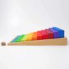 Large stepped counting blocks - Grimm's - Teia Education & Play
