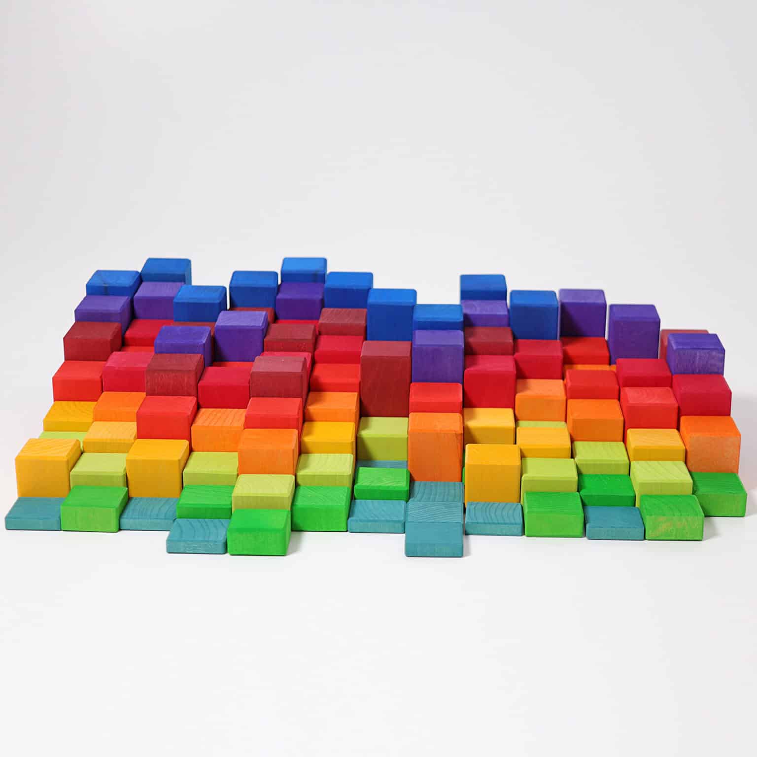 Large stepped counting blocks - Grimm's - Teia Education & Play