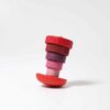 Pink wobbly stacking tower - Grimm's - Teia Education & Play