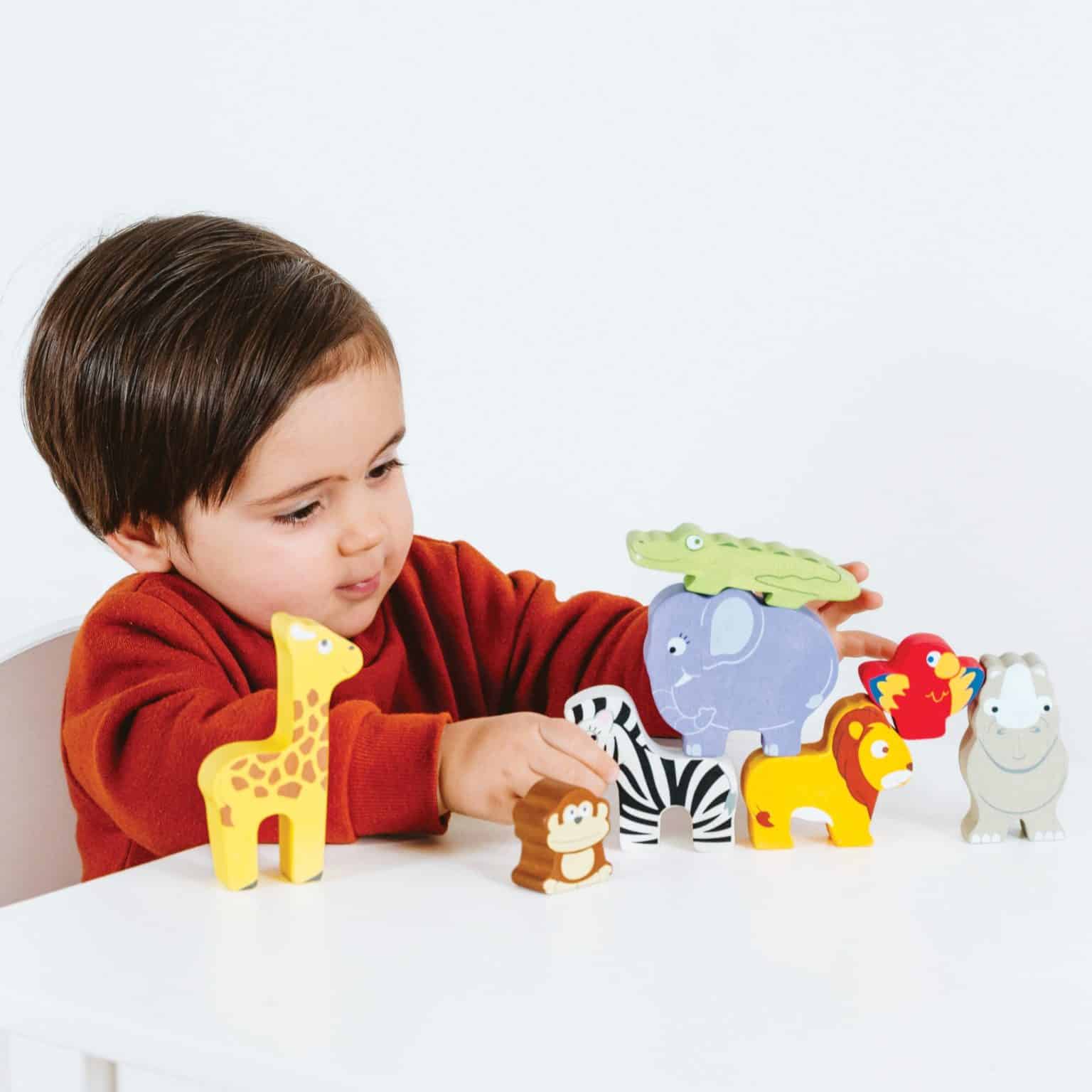 Wooden Africa stacker - Le Toy Van - Teia Education & Play
