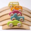 Slimline wooden cars - Grimm's - Teia Education & Play