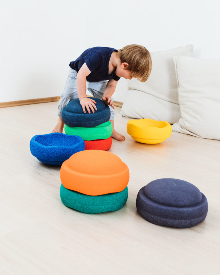 Rainbow set large - Stapelstein - Teia Education & Play