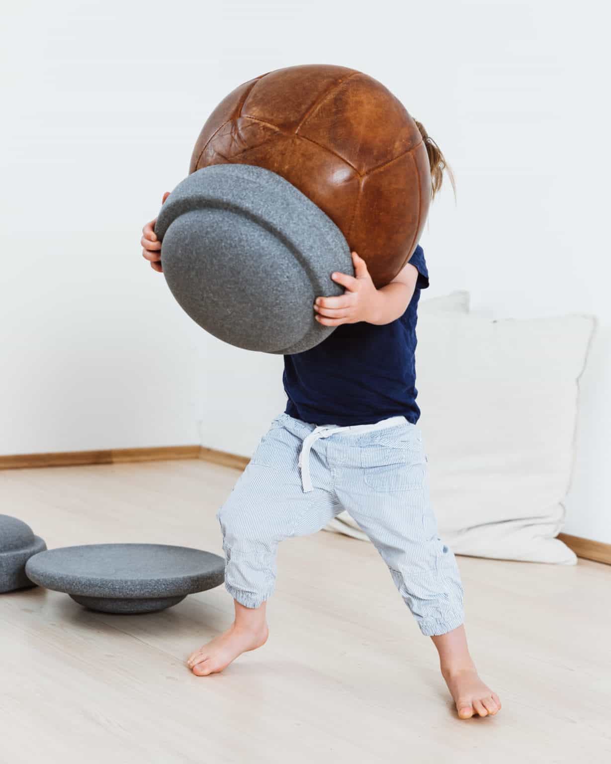 Stacking stone: grey - Stapelstein - Teia Education & Play