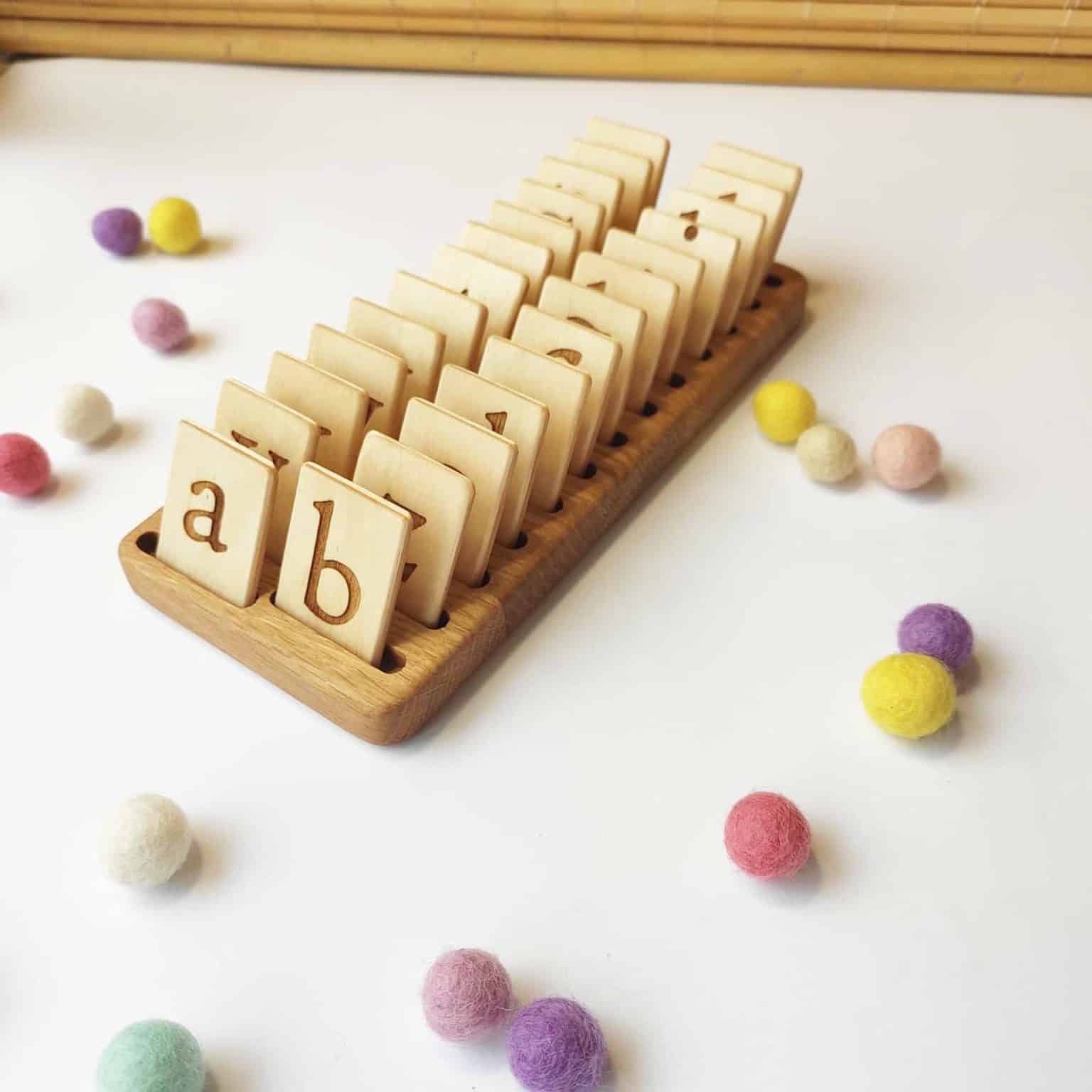 Wooden letters sets: English - Threewood - Teia Education & Play