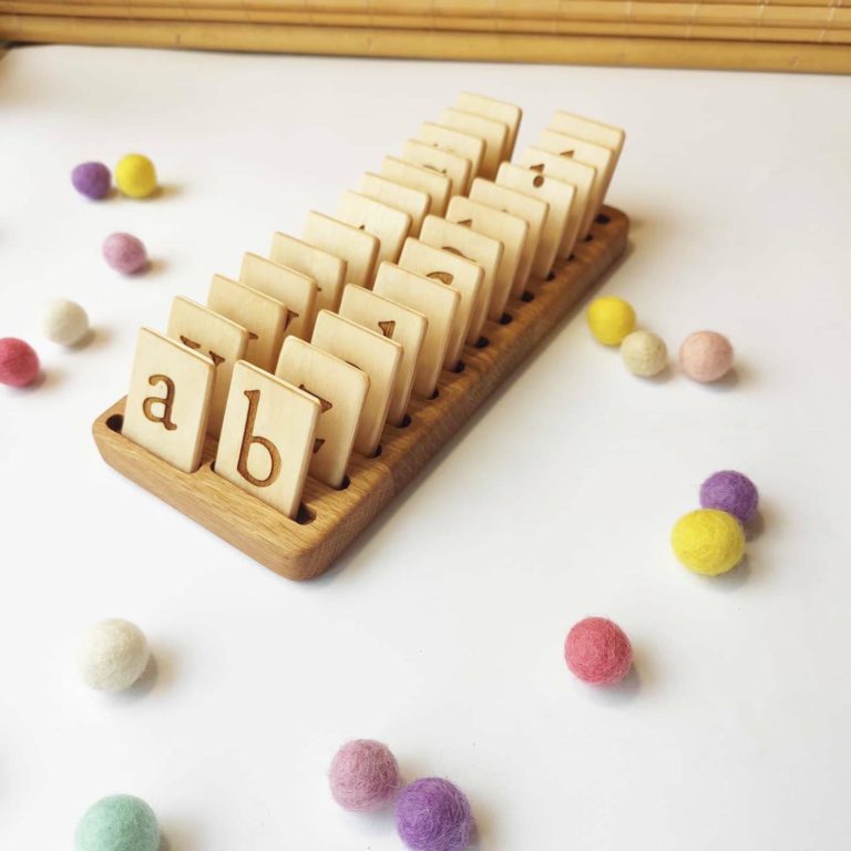Wooden letters sets: English - Threewood - Teia Education & Play