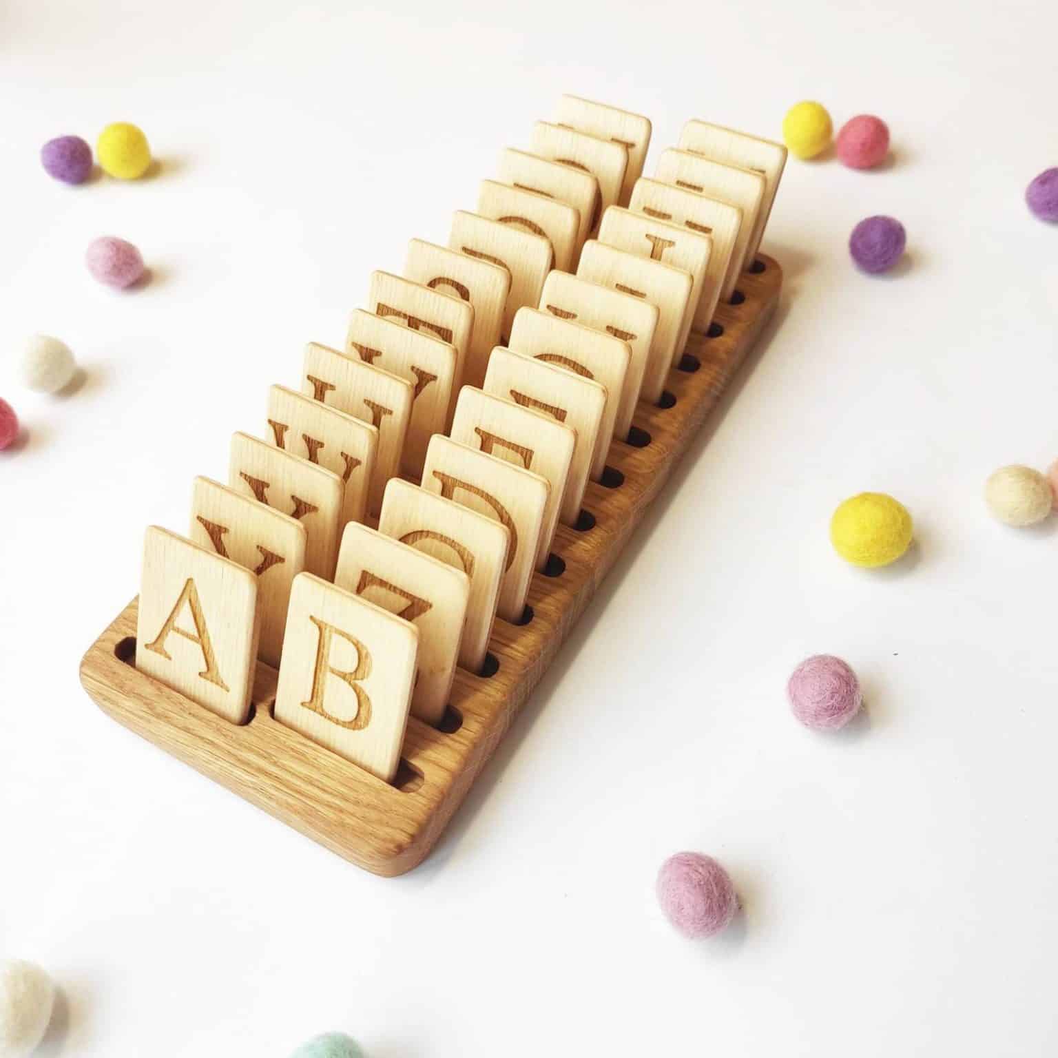 Wooden letters sets: English - Threewood - Teia Education & Play