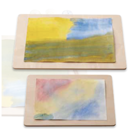 Waldorf cardboard water painting tray - Mercurius