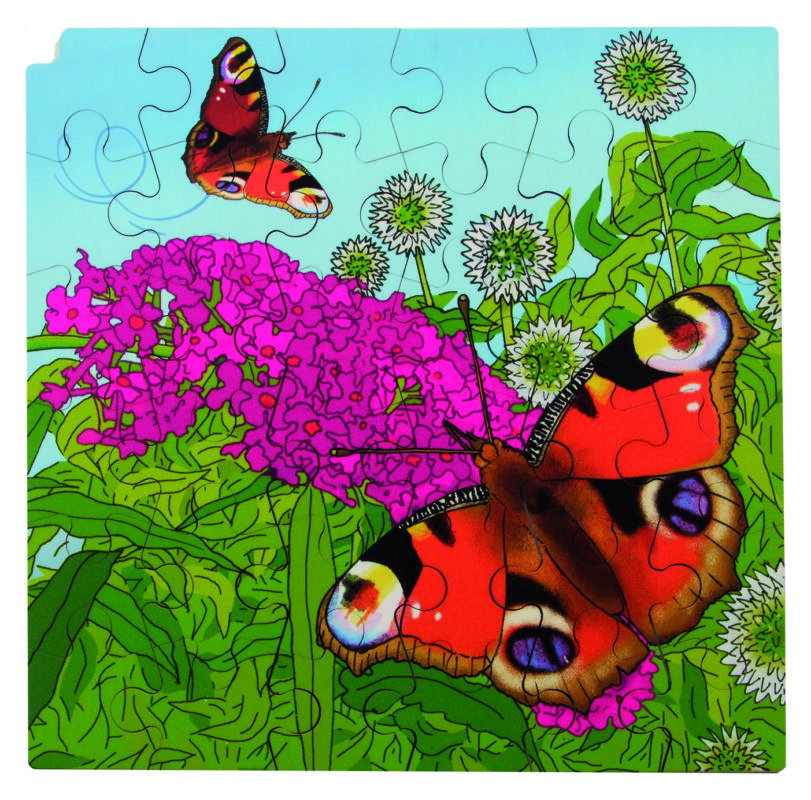 Layer puzzle life cycle: butterfly - Rolf - Teia Education & Play