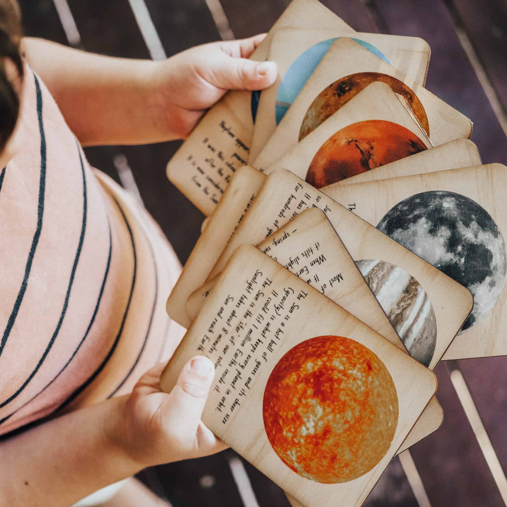 Outer space cards - 5 Little Bears - Teia Education & Play