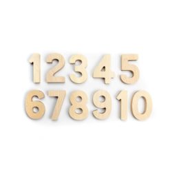 Wooden numbers (1-10) - Flockmen - Teia Education & Play