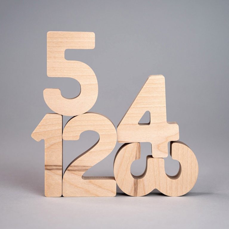 Wooden numbers (1-10) - Flockmen - Teia Education & Play
