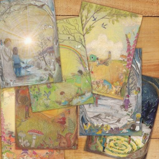 Waldorf alphabet letters poster - Waldorf Family - Teia Education & Play