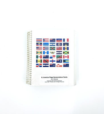 Nomenclature cards flags of North America - Nienhuis Montessori