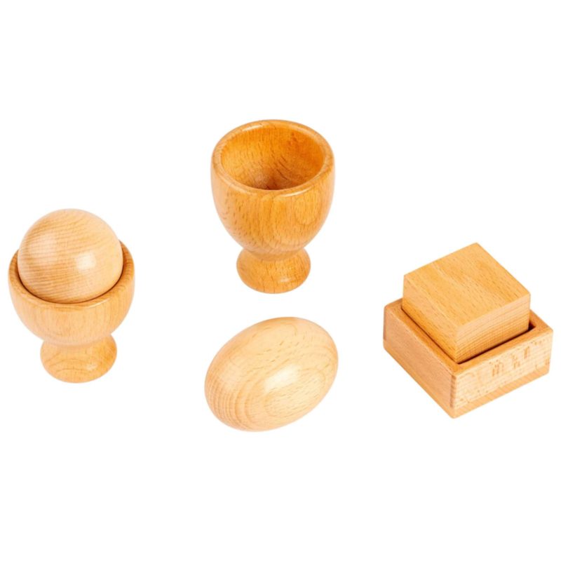 Montessori object permanence box with tray - Educo