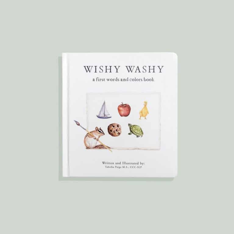 Wishy washy book - Tabitha Paige - Teia Education & Play