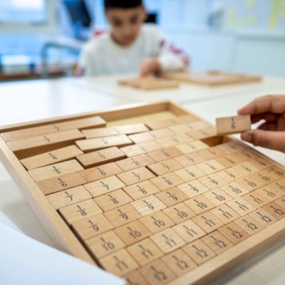 Wooden fraction blocks - Educo - Teia Education & Play