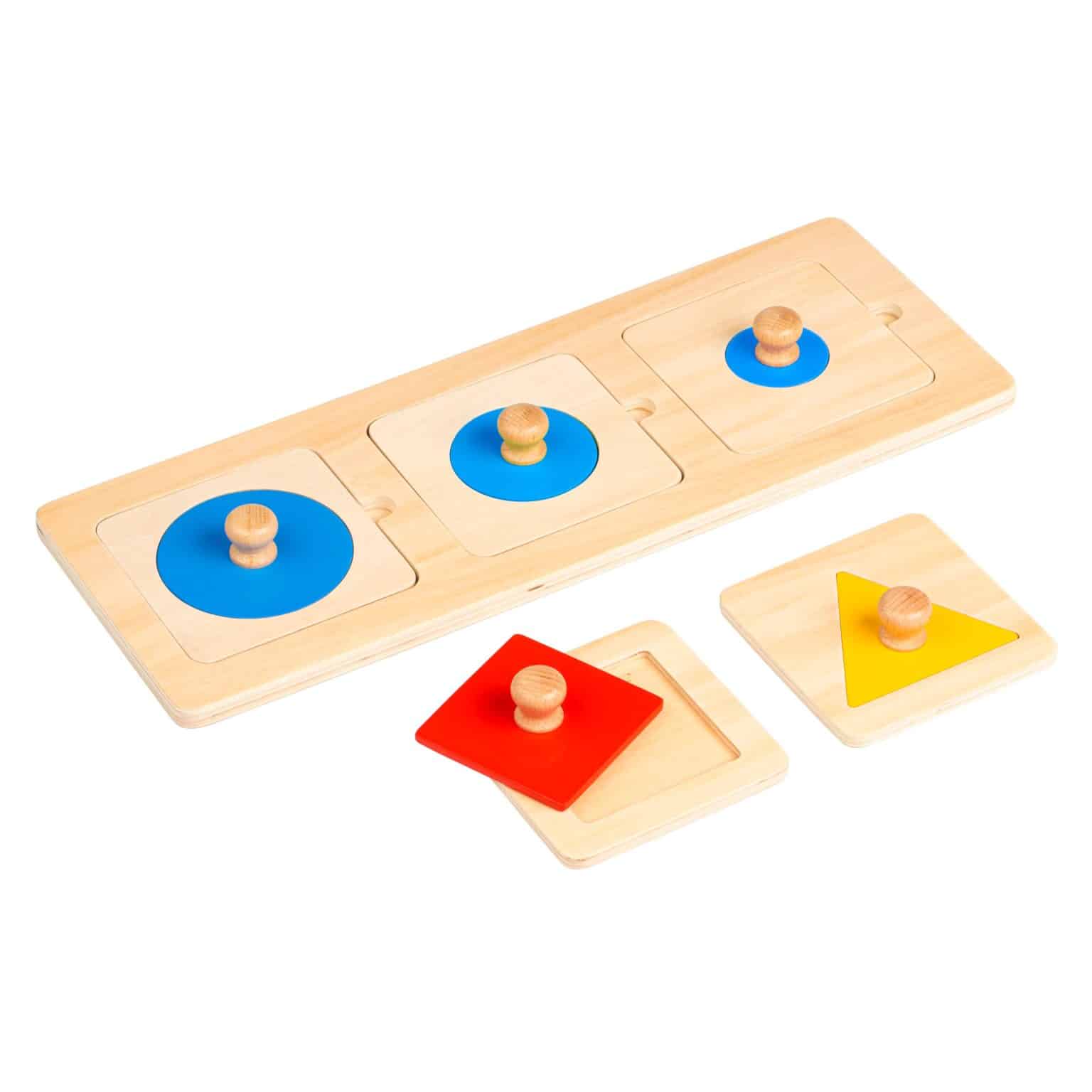 Montessori object permanence box with tray - Educo