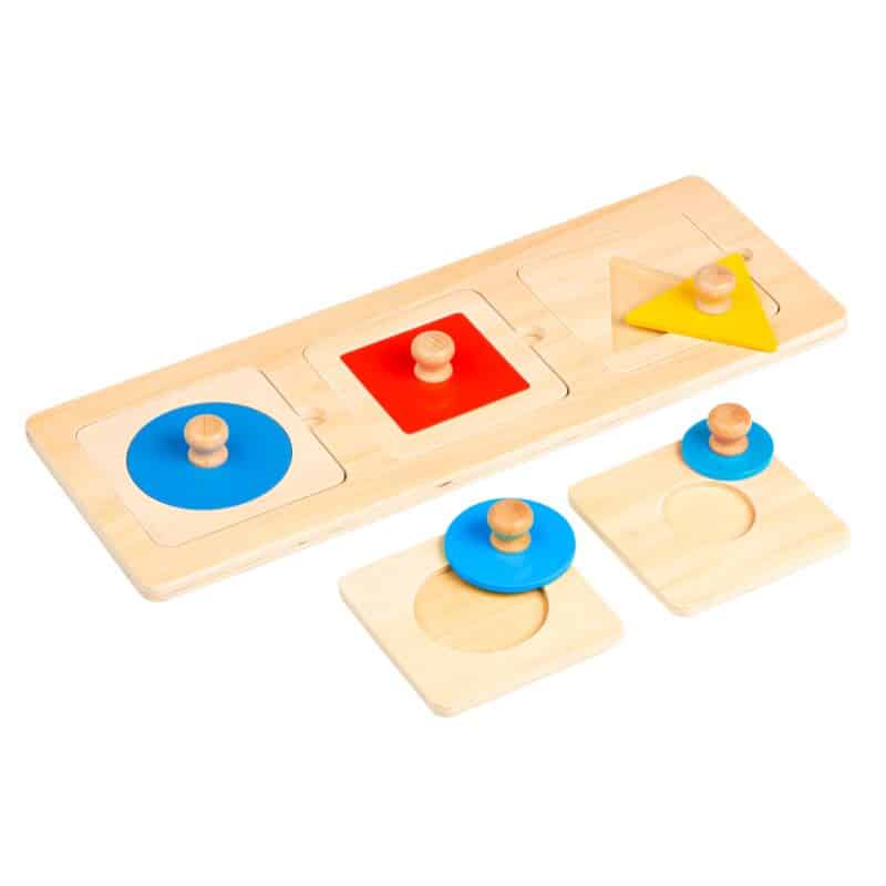 Montessori object permanence box with tray - Educo