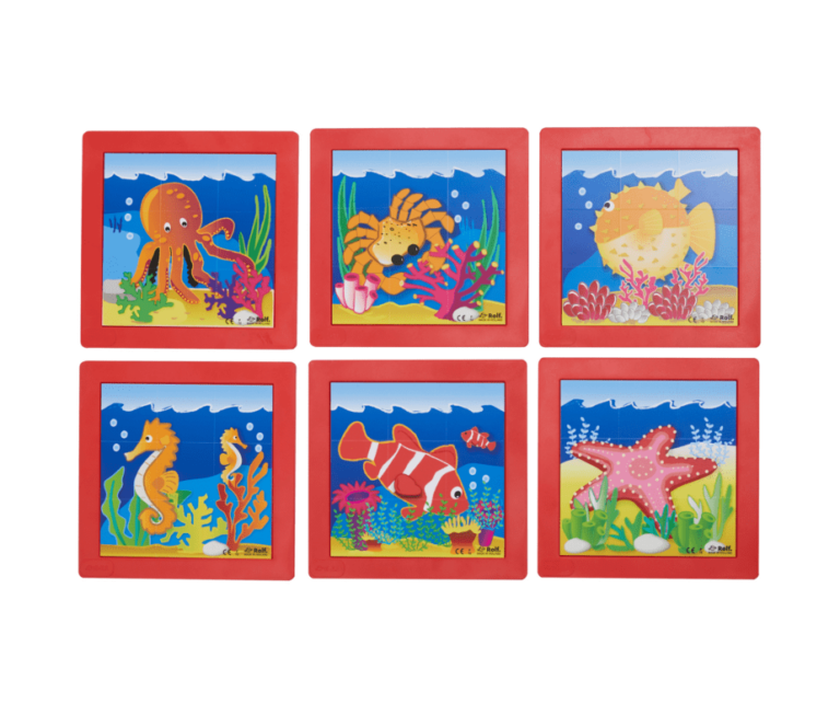 Puzzle series sea animals - Rolf - Teia Education & Play